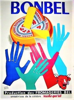 Solve Themes Vintage ads - Bonbel Cheese jigsaw puzzle online with 48 ...