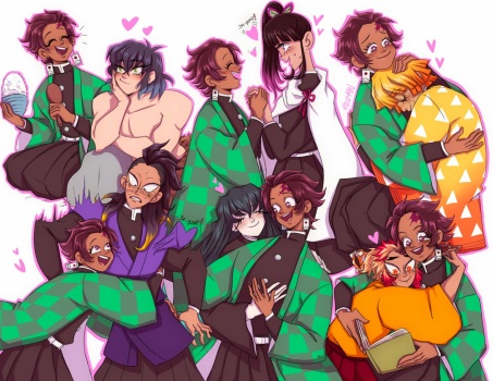 Solve Demon Slayer - Tanjiro x Inosuke, Kanao, Zenitsu, Genya, Muichiro ...