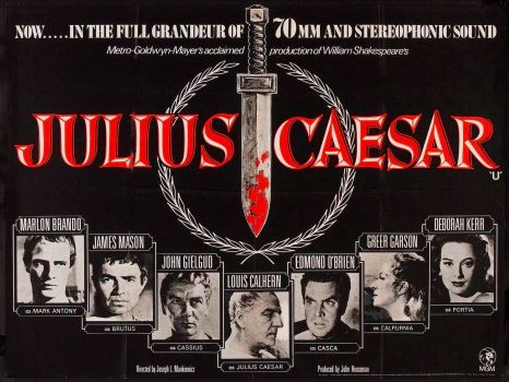 Solve JULIUS CAESAR - 1953 MOVIE POSTER - MARLON BRANDO, JAMES MASON ...