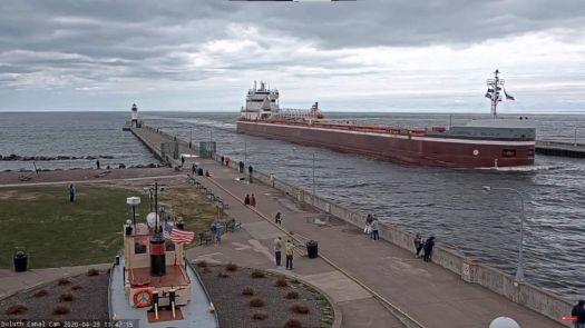 Solve Joseph L Block - Great Lakes Freighter - Duluth, MN (2020-04-29 ...