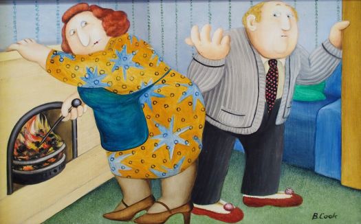 Solve beryl cook - Stoking Up! jigsaw puzzle online with 308 pieces