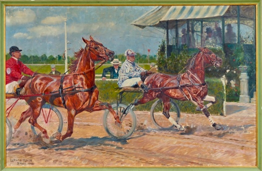Solve Ludwig Koch (Austrian, 1866–1934), The Horse Race (1906) jigsaw ...