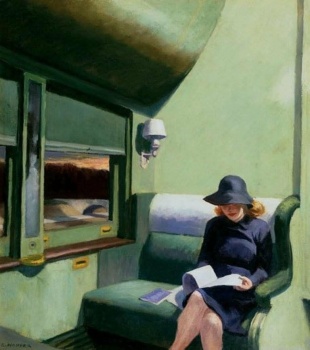 Solve Edward Hopper - Compartment C, Car 293 (1938) jigsaw puzzle ...