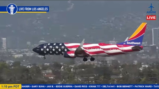 Solve SWA B737 (Freedom One)-001-03-16-2022 jigsaw puzzle online with ...
