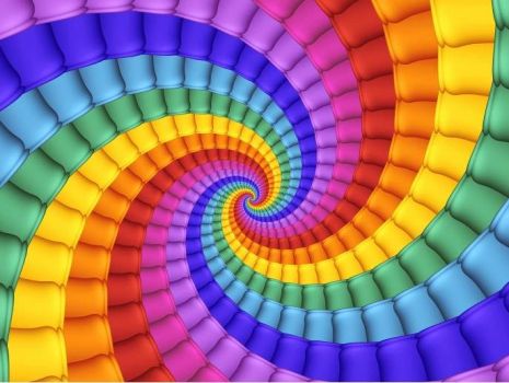 Solve Spiral jigsaw puzzle online with 63 pieces