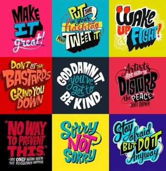 Solve slogans jigsaw puzzle online with 81 pieces