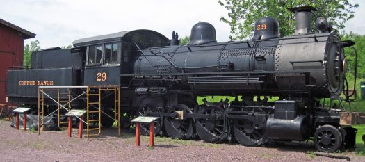 Solve copper range#29 2-8-0& tender built 1907 retired 1950s but did ...