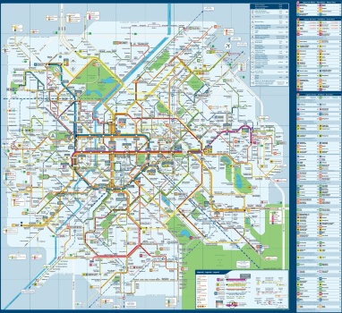 Solve Brussels Transport Map jigsaw puzzle online with 399 pieces