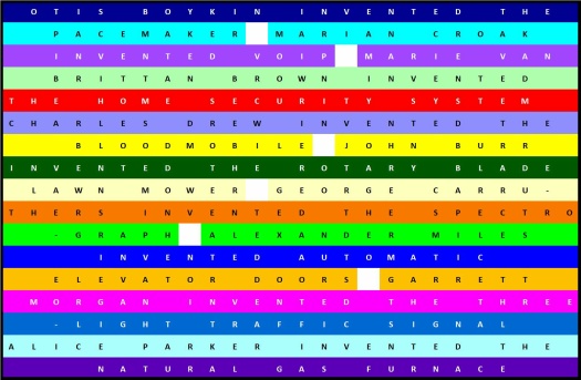 Solve Word 198.2 Invented by: Black People 442 jigsaw puzzle online ...