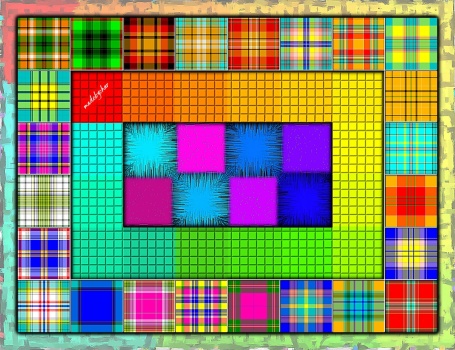 Solve All Squares jigsaw puzzle online with 99 pieces