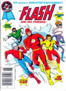 Solve The Flash And Friends jigsaw puzzle online with 70 pieces
