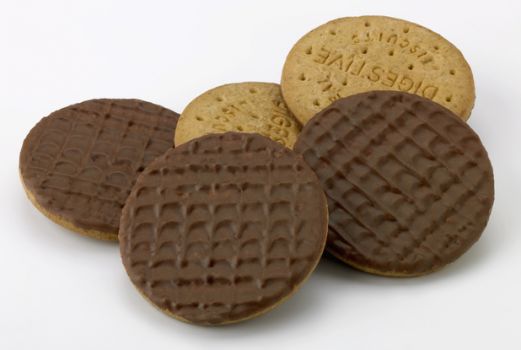 Solve CHOCOLATE DIGESTIVE BISCUITS jigsaw puzzle online with 70 pieces