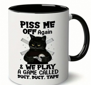 Solve The mad cat jigsaw puzzle online with 144 pieces