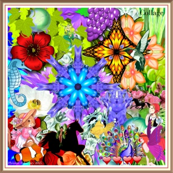 Solve Collage jigsaw puzzle online with 100 pieces