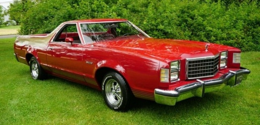 Solve 1977 Ford Ranchero GT Red right front jigsaw puzzle online with ...
