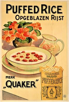 Solve Themes Vintage ads- Puffed Rice jigsaw puzzle online with 150 pieces