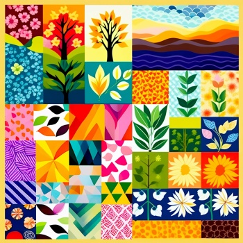 Solve Nature Patterns jigsaw puzzle online with 100 pieces