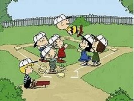 Solve The Peanut's Baseball Team jigsaw puzzle online with 12 pieces