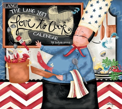 Solve LANG 2017 Wall Calendar Love to Cook jigsaw puzzle online with ...