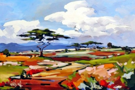 Solve painting by Carla Bosch 006 jigsaw puzzle online with 150 pieces