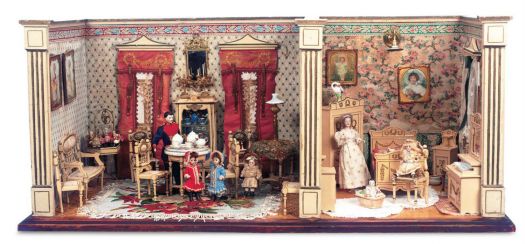 Jigsaw Puzzle | Victorian Doll House Rooms | 105 pieces | Jigidi