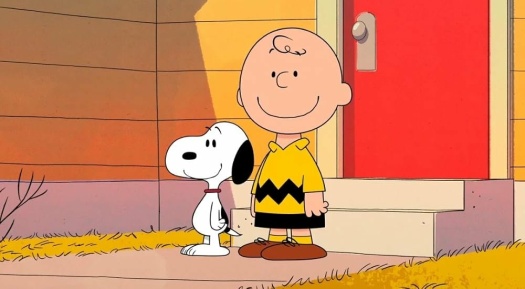 Solve Snoopy e Charlie Brown jigsaw puzzle online with 84 pieces