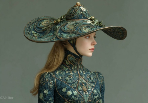 Solve Women with Hats 3 jigsaw puzzle online with 12 pieces