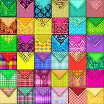 Jigsaw Puzzle | 256 pieces | Colorful Combo Platter Of Envelopes | Jigidi