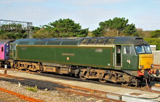 Solve BR Class 57 57604 (formerly 47209) Pendennis Castle in Brunswick ...