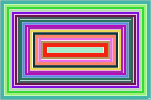 Solve Concentric Rectangles!! ~ M jigsaw puzzle online with 96 pieces