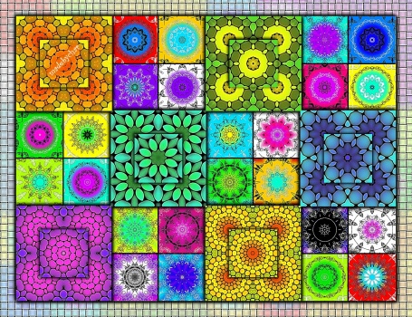 Solve Lotsa Kaleidos... jigsaw puzzle online with 192 pieces