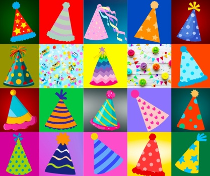 Solve Party Hats jigsaw puzzle online with 143 pieces