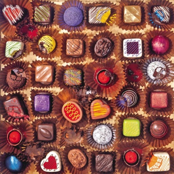 Solve Chocolate #3 jigsaw puzzle online with 81 pieces