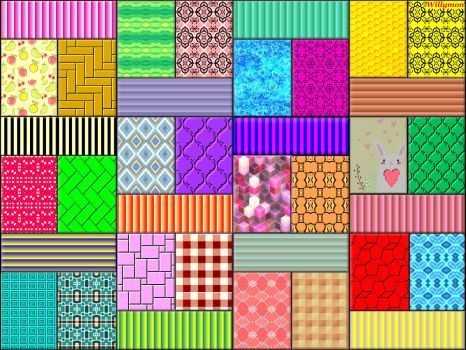 Solve streetmosaic textures jigsaw puzzle online with 130 pieces