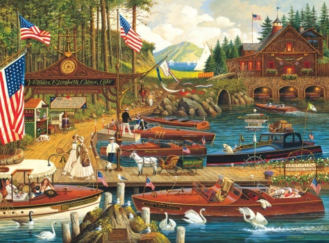 Solve Victoria Elizabeth Grace Cove jigsaw puzzle online with 130 pieces