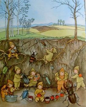 Solve Root Children jigsaw puzzle online with 63 pieces