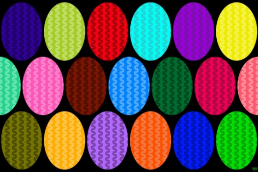 Solve Squiggly Ovals!! ~ M jigsaw puzzle online with 96 pieces