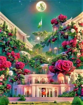 Solve Beautiful Rose Palace jigsaw puzzle online with 108 pieces