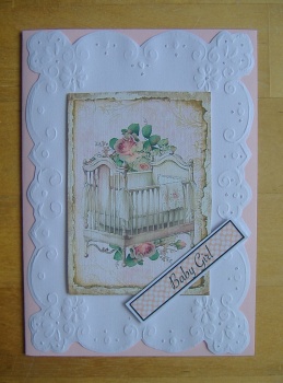 Solve Crafts - Papercraft - Cards - New Baby Girl: Crib (12 - 285 ...