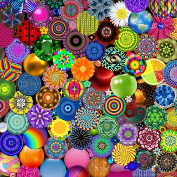 Solve VERY COLORFUL jigsaw puzzle online with 400 pieces