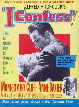 Solve "I CONFESS" - 1953 MOVIE POSTER - MONTGOMERY CLIFT, ANNE BAXTER ...