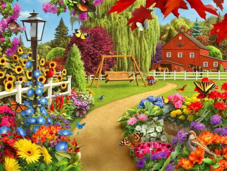 Jigsaw Puzzle | welcome to spring | 221 pieces | Jigidi