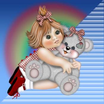 Solve Creddy Bears Children 38 jigsaw puzzle online with 25 pieces