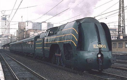 Solve Belgian SNCB "type 12 Atlantic" steam engine jigsaw puzzle online ...