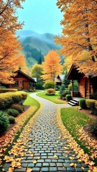 Solve Follow the Yellow Brick Road jigsaw puzzle online with 84 pieces