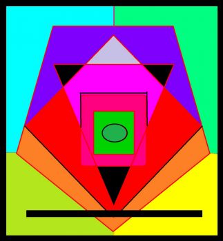 Solve bright shapes jigsaw puzzle online with 156 pieces