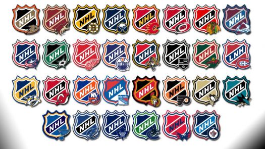 Solve NHL Color Shields jigsaw puzzle online with 112 pieces