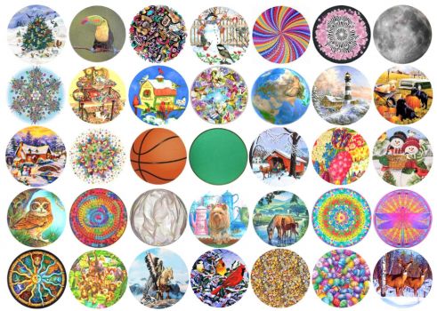 Solve ROUND JIGSAW PUZZLES jigsaw puzzle online with 88 pieces