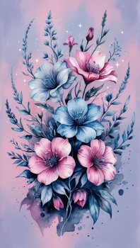 Solve Flowers jigsaw puzzle online with 15 pieces