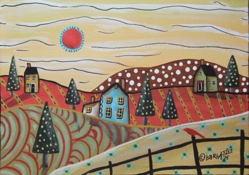 Solve Karla Gerard-autumn jigsaw puzzle online with 96 pieces